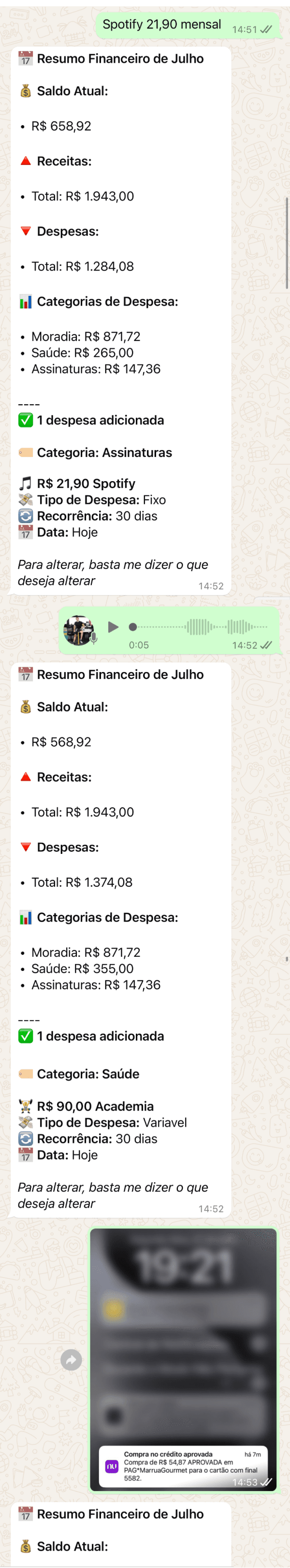 Poupa.ai | Seu assistente pessoal financeiro no Whatsapp